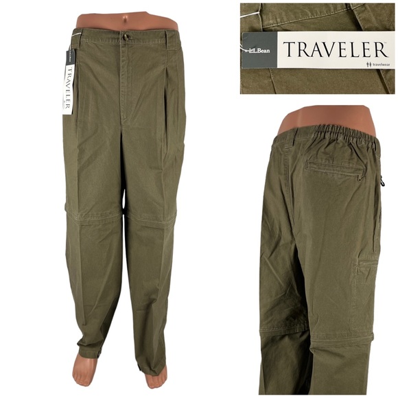 L.L. Bean | Pants | Ll Bean Mens 2xl Pants Traveler Equator Cotton Zip ...